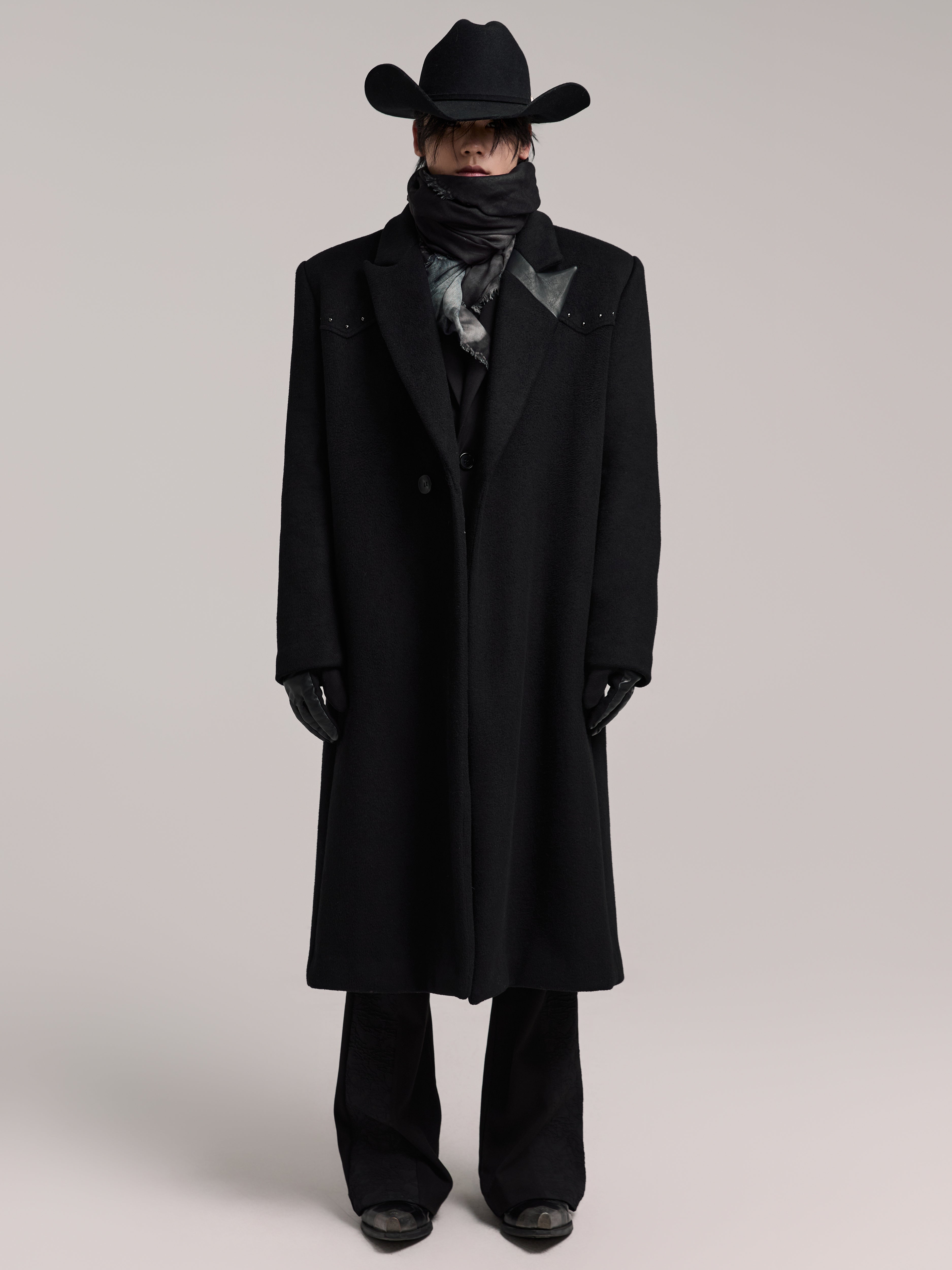 24AW "VAMPIRE" Double-Sided Rivet Coat – DP PARADIS